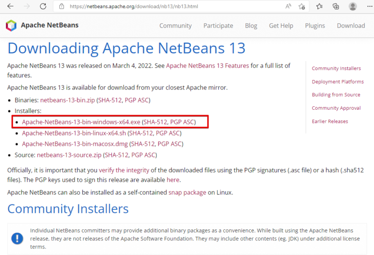 آموزش نحوه نصب NetBeans IDE در ویندوز سرور 2022 • وب آیدین